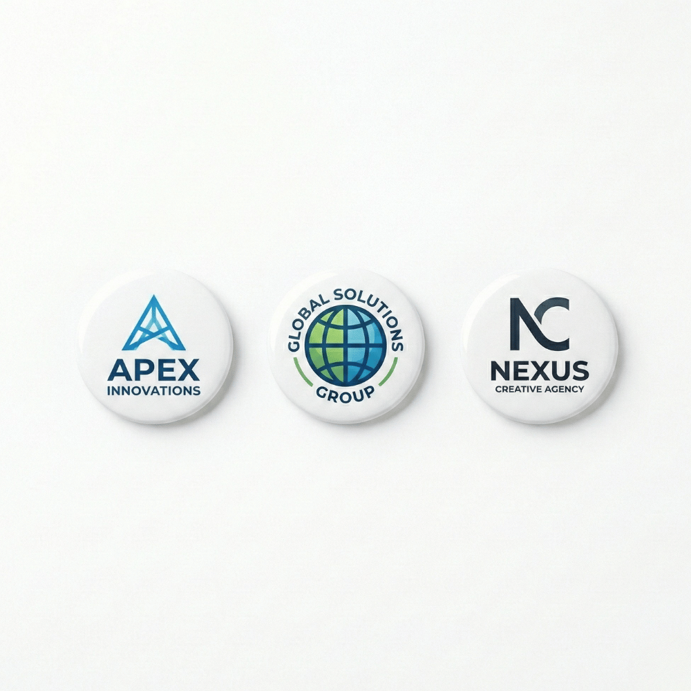 44mm Button Badge Printing Malaysia - Custom Pin Badge (Corporate Size)